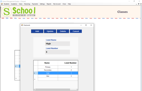 High School Management System
